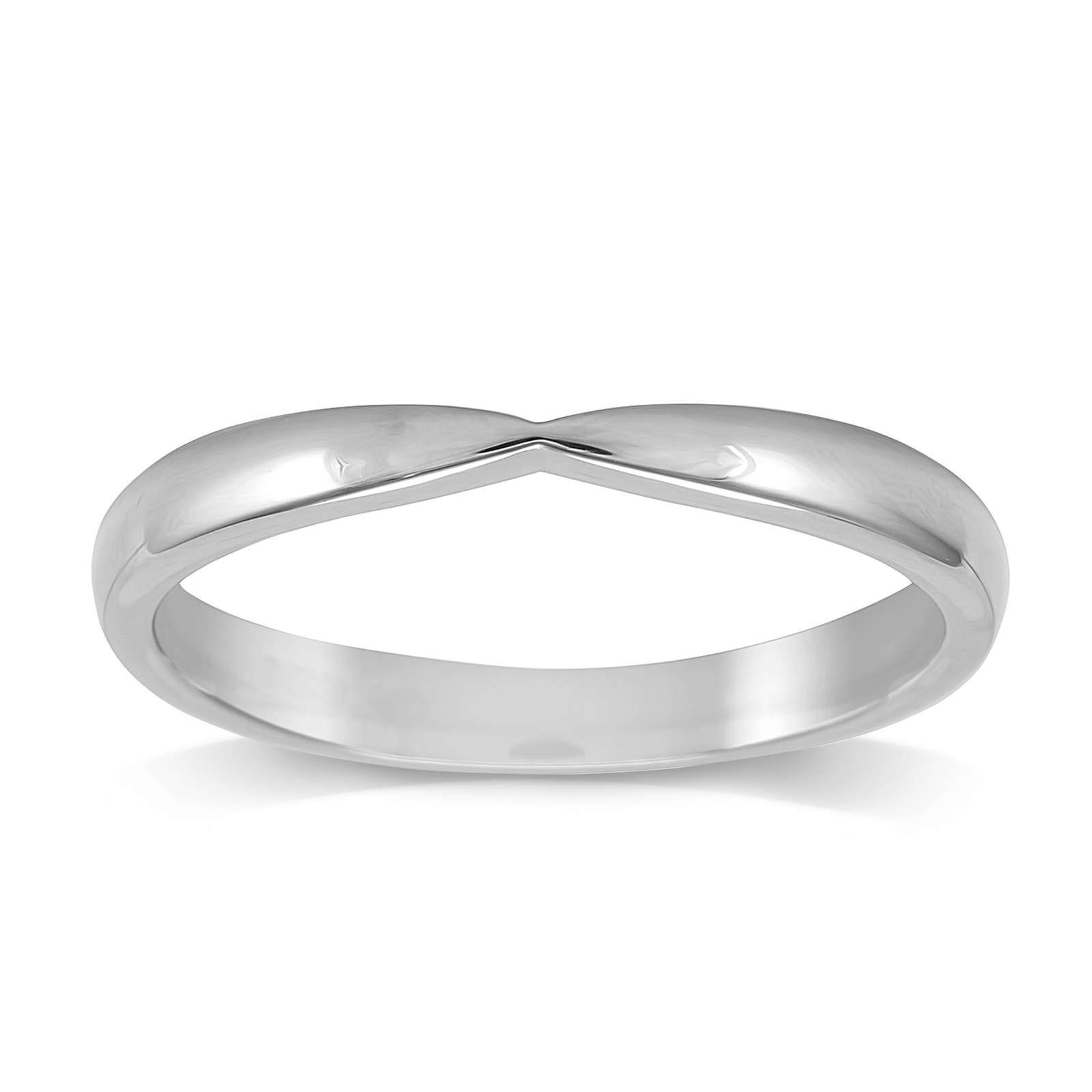 Platinum 2.5mm Pinched Wedding Ring | Rings | Jewellery | Mappin & Webb
