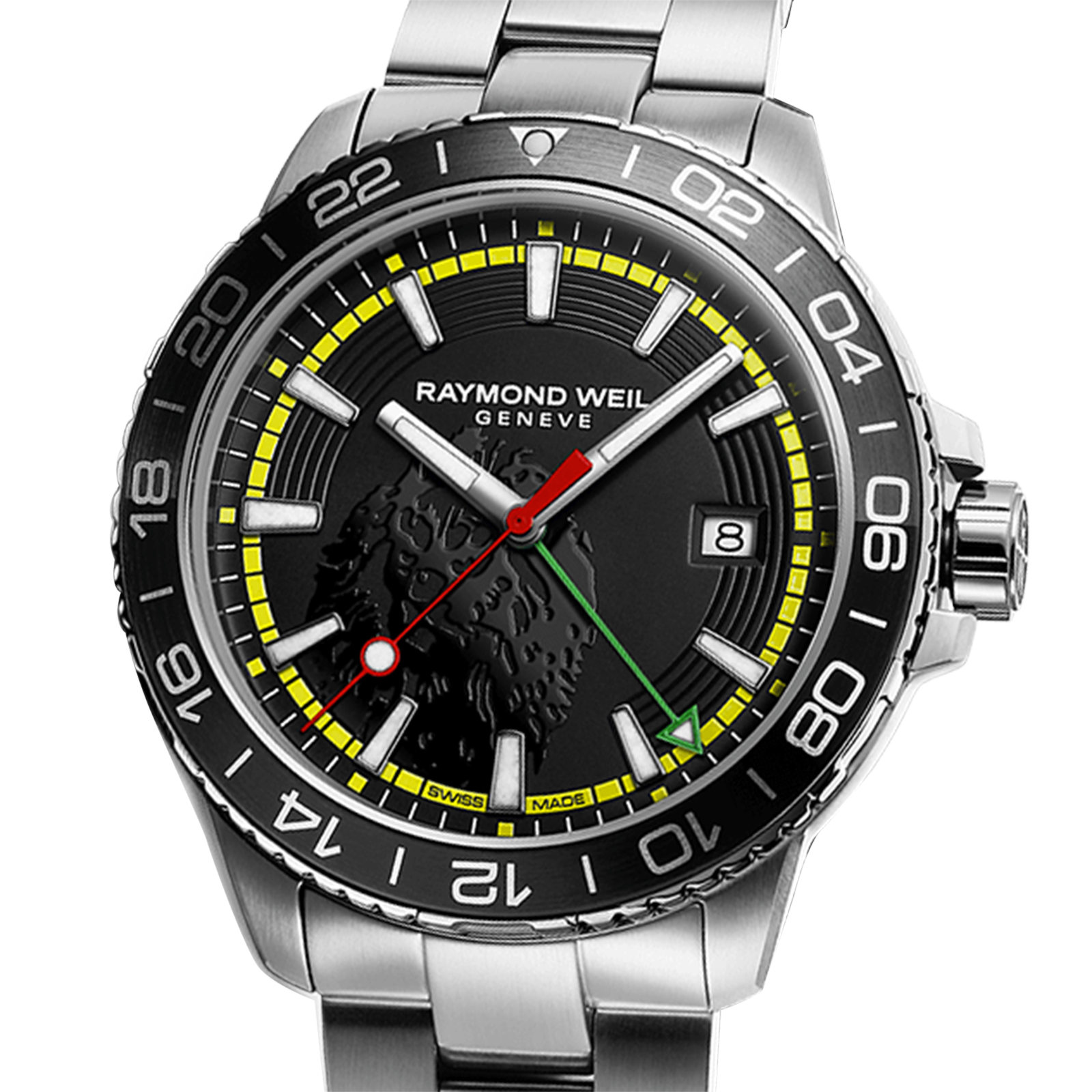 Raymond Weil Tango GMT Bob Marley Limited Edition Quartz Mens Watch ...