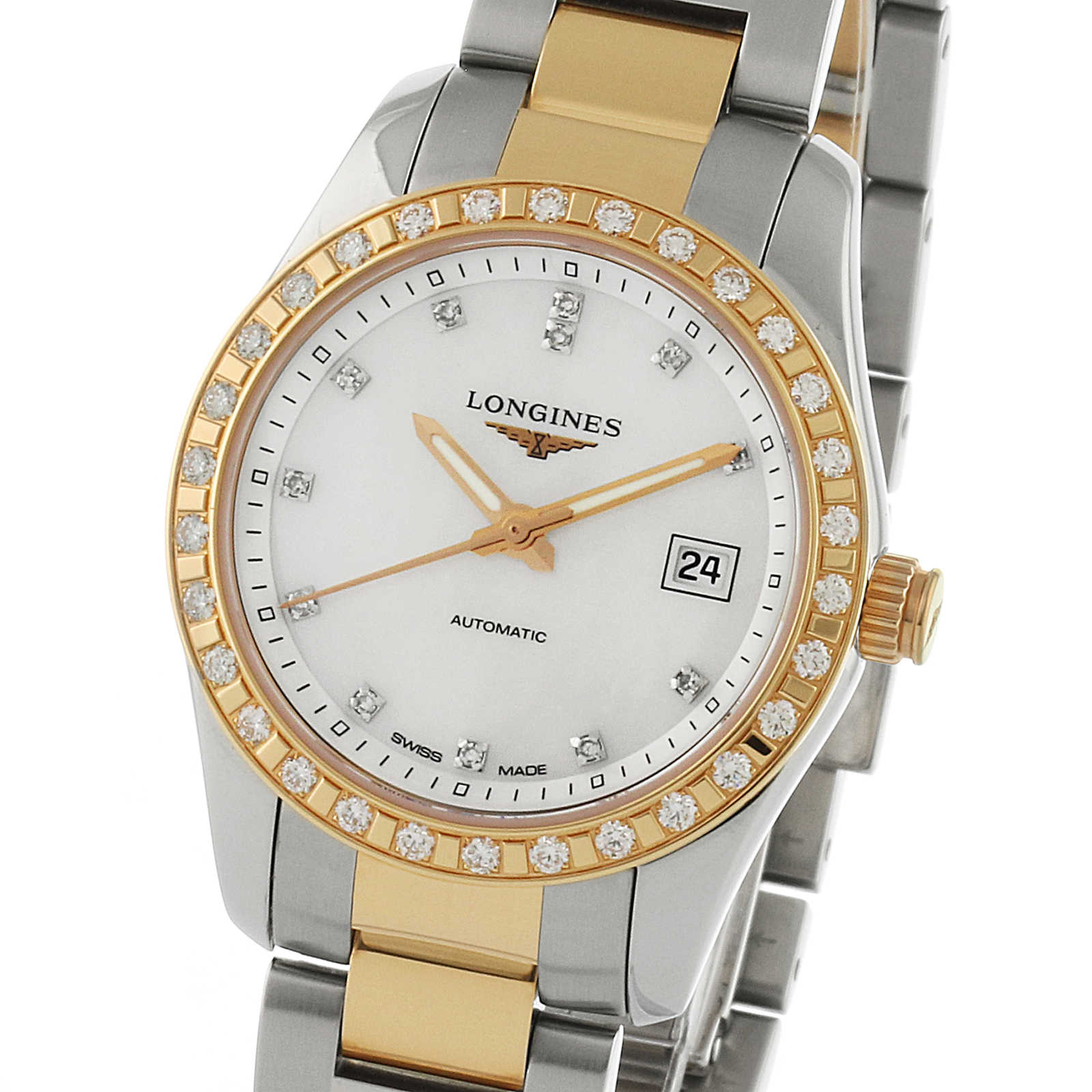Longines Conquest Classic Ladies 29.5mm Diamond Watch | Luxury Watches ...