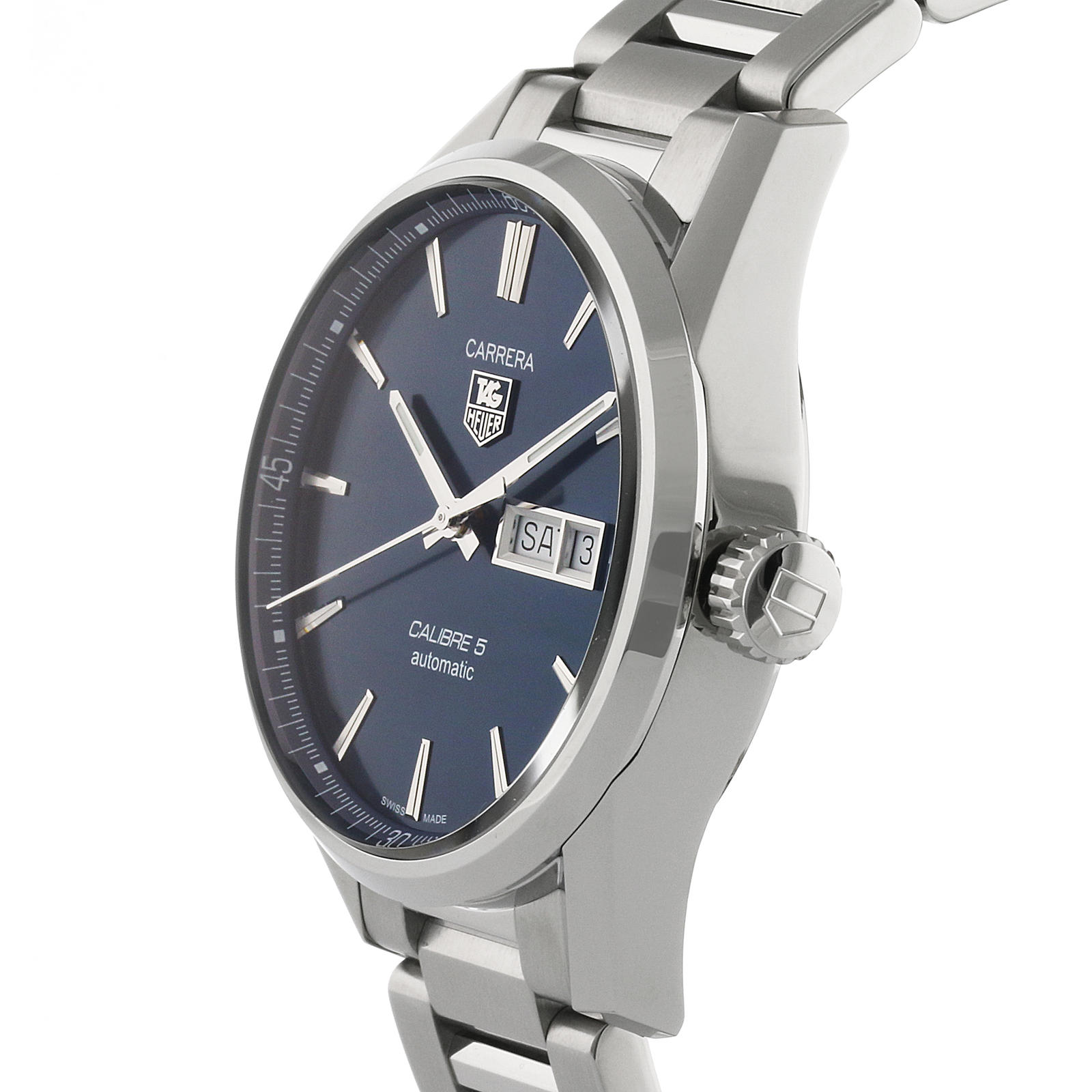 TAG Heuer Carrera Calibre 5 41mm Mens Watch WAR201E.BA0723 | Mens Watches | Watches | Watches of ...