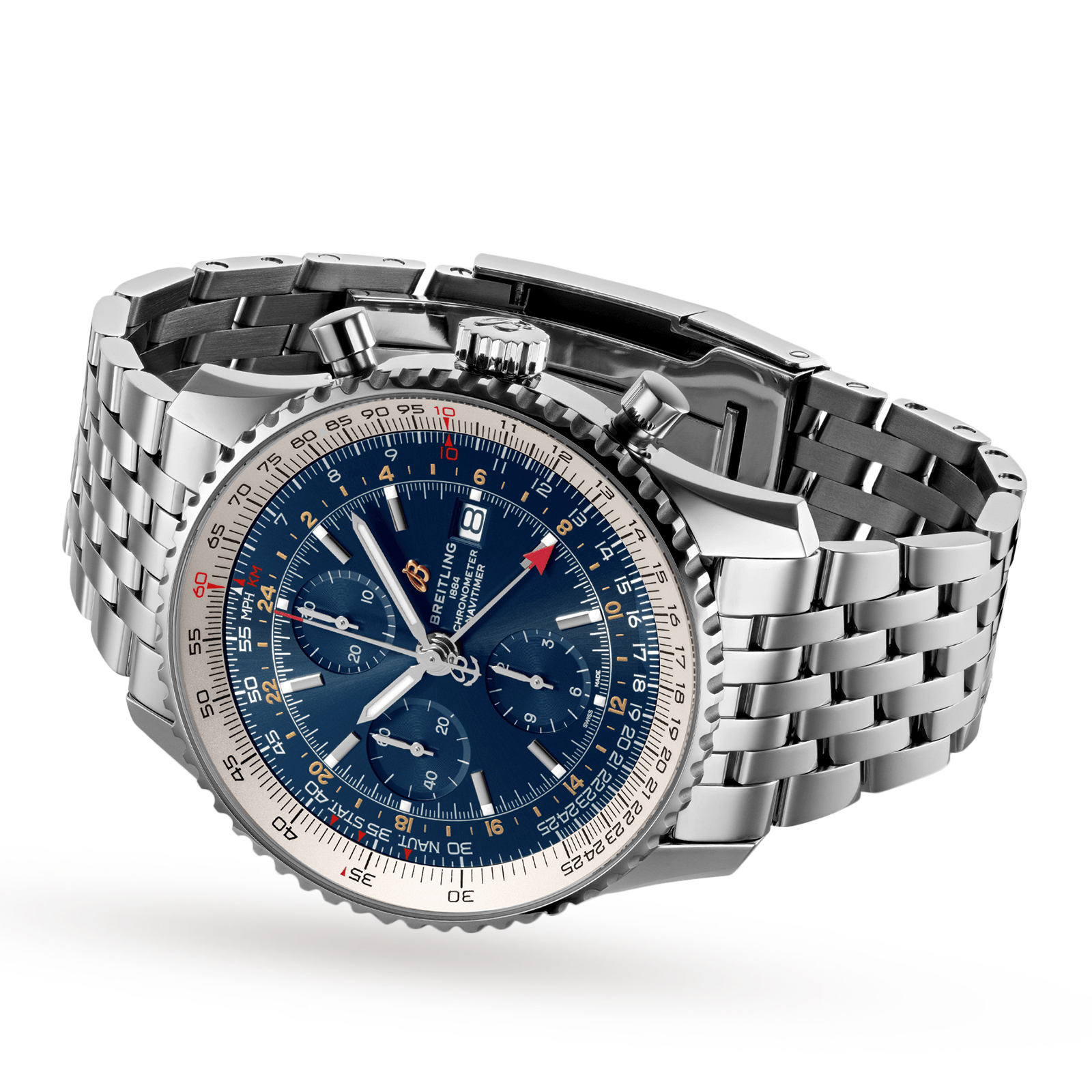 Breitling Navitimer Chronograph GMT 46 A24322121C2A1 | Breitling ...