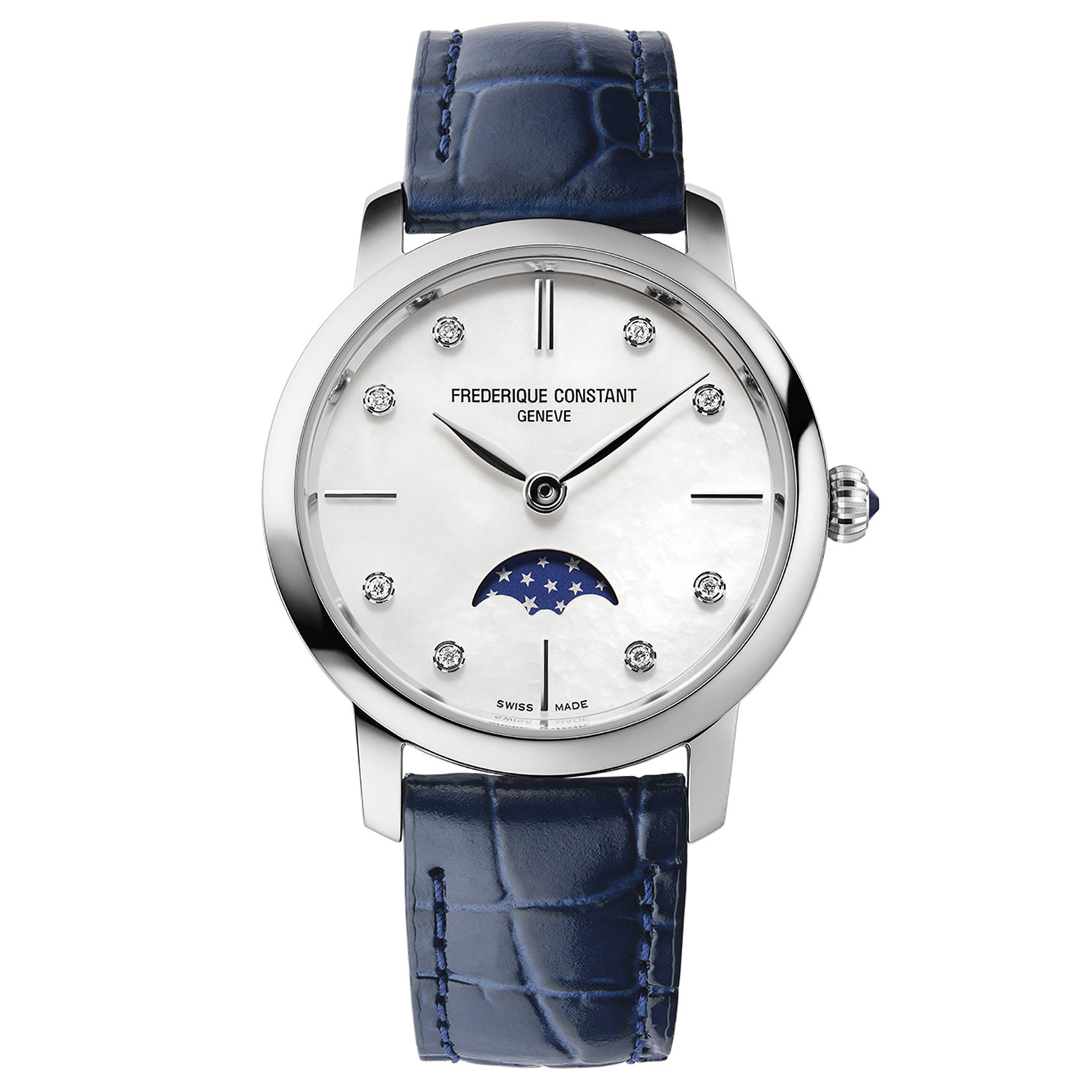 Frederique Constant Slimline 30mm Ladies Watch FC-206MPWD1S6. | Watch ...